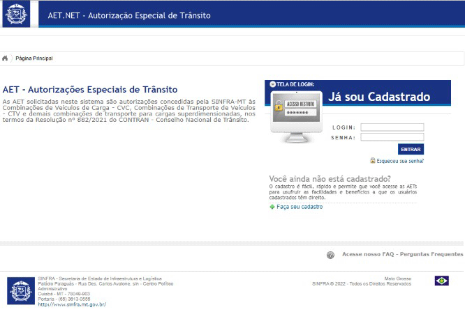 Estado do Mato Grosso informatiza sistema de concessão de AET ...